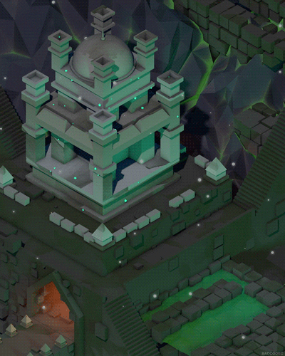 Jungle Temple GIF by BADCODEC - Find & Share on GIPHY