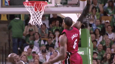 Lebron James Dunk GIF - Find & Share on GIPHY