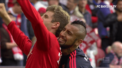 Fans Celebrate GIF by FC Bayern Munich - Find & Share on GIPHY