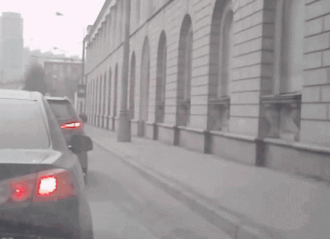 Biker takes a shortcut : r/gifs