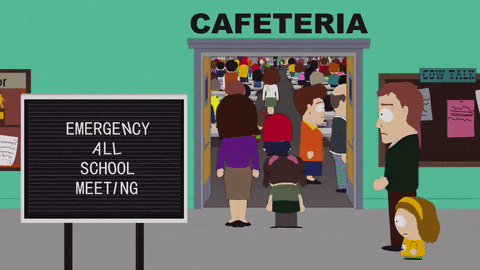 Sign Cafeteria GIF by South Park - Find & Share on GIPHY