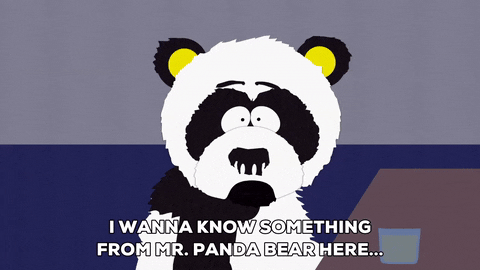 Panda Speaking GIF by South Park - Find & Share on GIPHY
