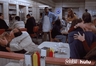 Making Out George Costanza GIF by HULU - Find & Share on GIPHY