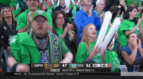 Excited Game 5 GIF by WNBA - Find & Share on GIPHY