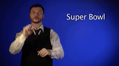 Super Bowl Asl GIF by Sign with Robert - Find & Share on GIPHY
