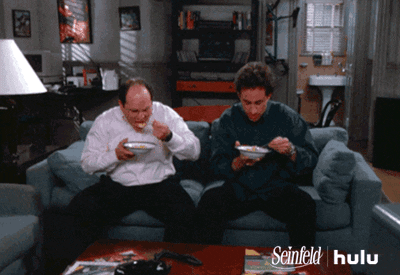 Tv Dinner Eating GIF by HULU - Find & Share on GIPHY