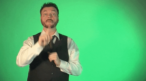Sign Language Taken Advantage Of GIF by Sign with Robert - Find & Share ...
