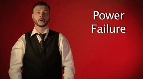 Sign Language Power Failure GIF by Sign with Robert - Find & Share on GIPHY