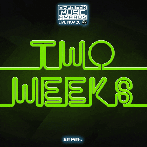 2 Weeks GIF by AMAs - Find & Share on GIPHY