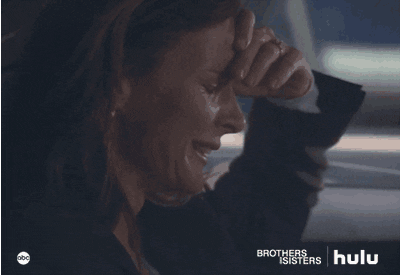 Brothers And Sisters Crying GIF by HULU - Find & Share on GIPHY