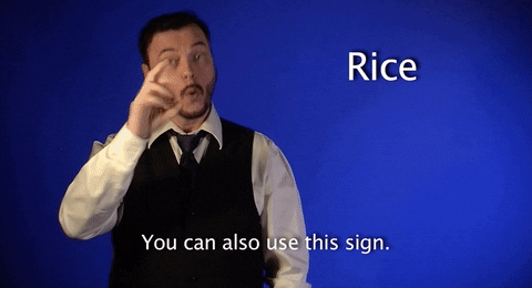 Sign Language Rice GIF by Sign with Robert - Find & Share on GIPHY
