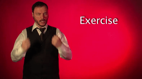 Sign Language Exercise GIF by Sign with Robert - Find & Share on GIPHY