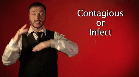 Contagious Or Infect Sign Language GIF by Sign with Robert - Find ...