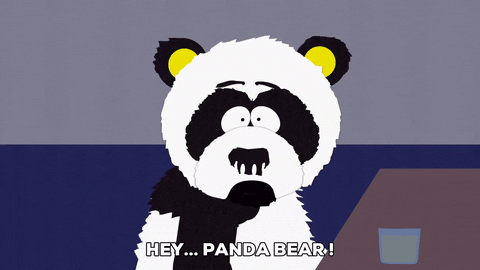 Scared Peetie The Sexual Harassment Panda GIF by South Park - Find ...