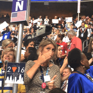 Democratic National Convention Crowd GIF by Election 2016 - Find ...