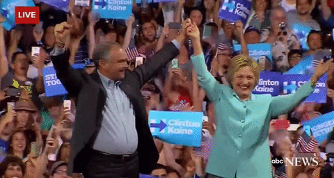 Tim Kaine Miami GIF by Election 2016 - Find & Share on GIPHY