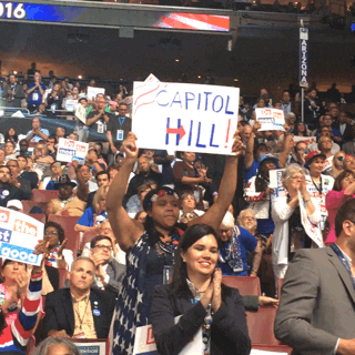 Crowd Rally GIF by Democratic National Convention - Find & Share on GIPHY