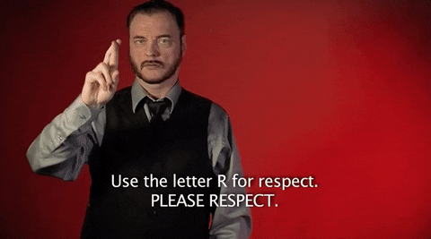 Please Respect Sign Language GIF by Sign with Robert - Find & Share on ...