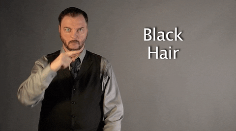 Sign Language Black Hair GIF by Sign with Robert - Find & Share on GIPHY