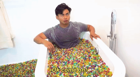 Orbeez Bath GIF by Guava Juice - Find & Share on GIPHY