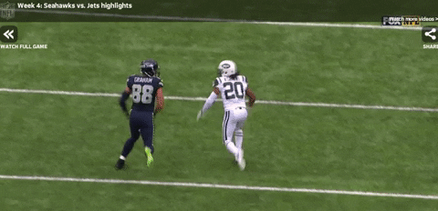 Jimmy Graham's beautiful one-handed catch against the Jets : Seahawks