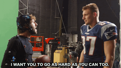 As Hard As You Can Rob Gronkowski GIF by Lil Dicky - Find & Share on GIPHY