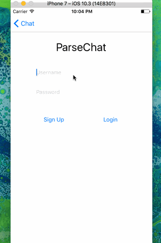 GitHub - Tortera1999/ParseChat