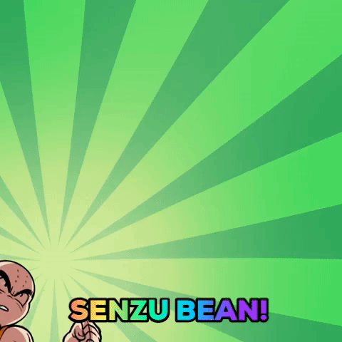 Made a TFS Krillin "Senzu bean!" fan animation : r/TeamFourStar