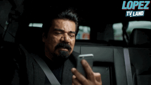 George Lopez Texting GIF by Lopez on TV Land - Find & Share on GIPHY