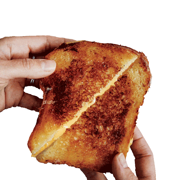 Hungry Grilled Cheese Sticker by weinventyou for iOS & Android | GIPHY