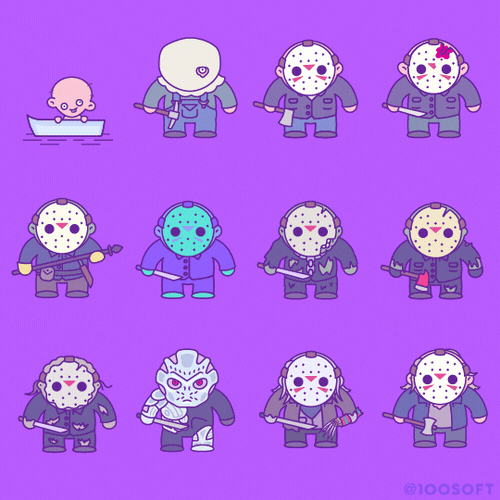 Friday The 13Th Jason GIF by 100% Soft - Find & Share on GIPHY