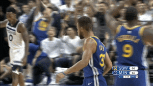 High Five Stephen Curry GIF by NBA - Find & Share on GIPHY