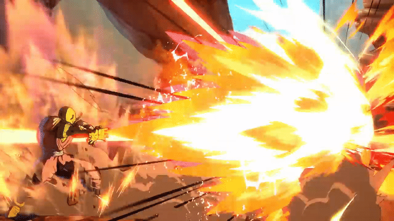 Subtle use of 2D VFX (Dragon Ball FighterZ) : gaming