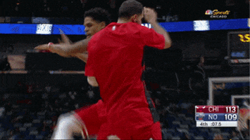 Chest Bump GIF by NBA - Find & Share on GIPHY