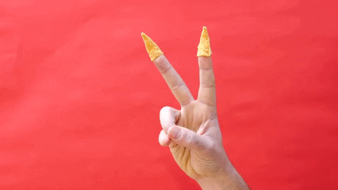 Peace Sign GIF by Bugles - Find & Share on GIPHY