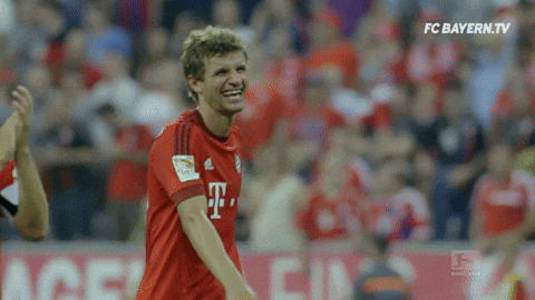 Happy Thomas Muller GIF by FC Bayern Munich - Find & Share on GIPHY