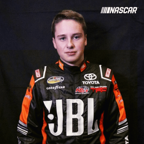 Christopher Bell Nascar Driver Reactions GIF by NASCAR - Find & Share ...