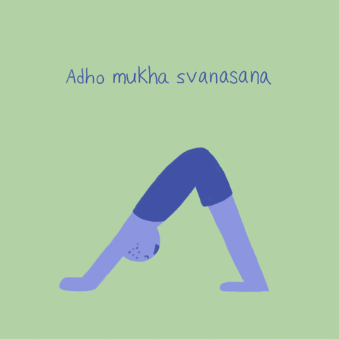 Yoga Monk GIF by Daniela Sherer - Find & Share on GIPHY
