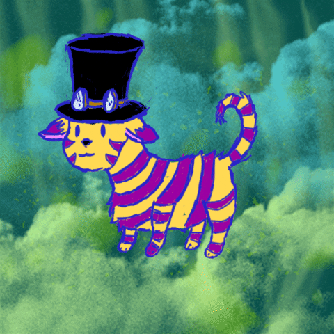 Disappear Alice In Wonderland GIF by NeonMob - Find & Share on GIPHY
