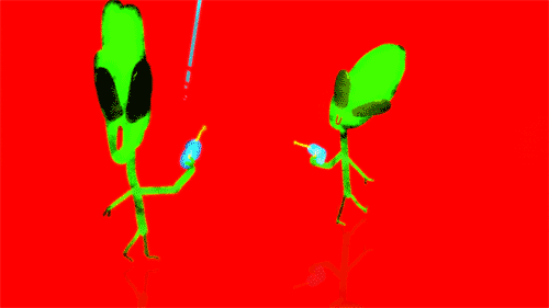 Aliens 2D Animation GIF by Caleb Wood - Find & Share on GIPHY