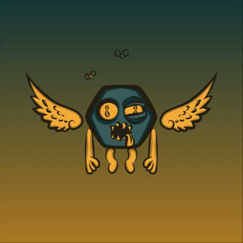 Zombie Flying GIF by NeonMob - Find & Share on GIPHY