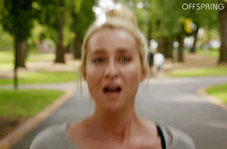 Run Running GIF by Offspring on TEN - Find & Share on GIPHY