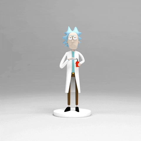 3D printed Rick Reddit collab just came in the mail. I always wondered ...