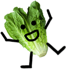 Dancing Lettuce Animated GIF