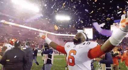 Clemson Tigers Cfb Playoff GIF by College Football Playoff - Find ...