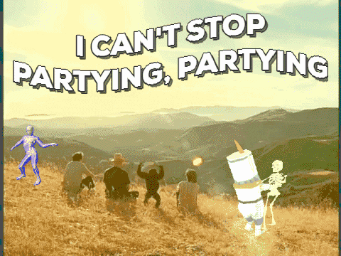 I CAN'T STOP PARTYING, PARTYING : weezer