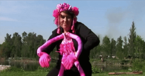 Pink Dancing GIF by Polyvinyl Records - Find & Share on GIPHY