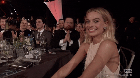 Margot Robbie GIF by SAG Awards - Find & Share on GIPHY