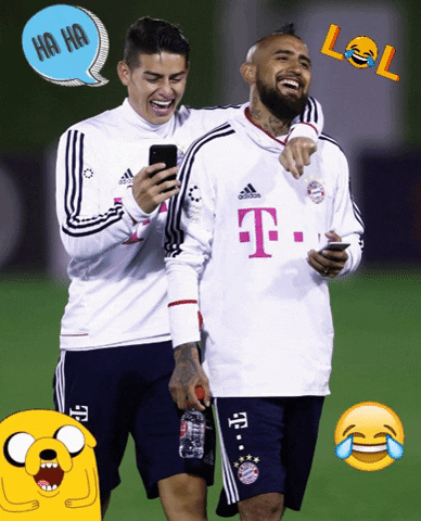 Happy James Rodriguez GIF by FC Bayern Munich - Find & Share on GIPHY