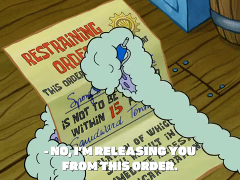 Season 8 Restraining Spongebob GIF by SpongeBob SquarePants - Find ...